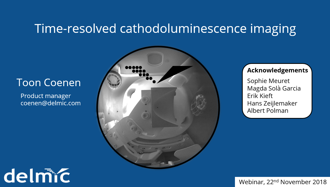 Time-resolved cathodoluminescence webinar is now available online